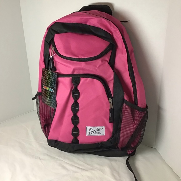 Urban Sport | Bags | Pink And Black Backpack Nwt | Poshmark